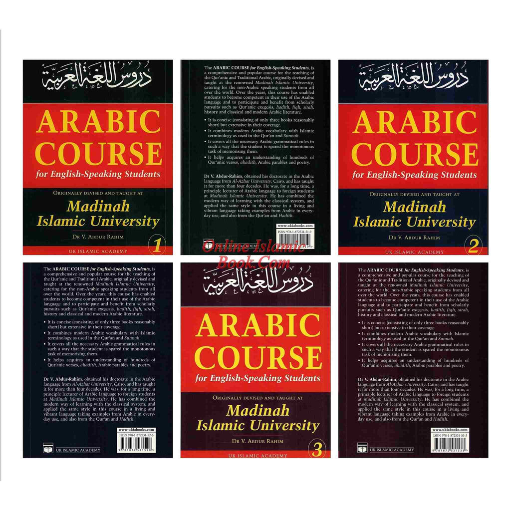 Arabic Course for English Speaking Students Vol 1 to 3 Set – Online ...