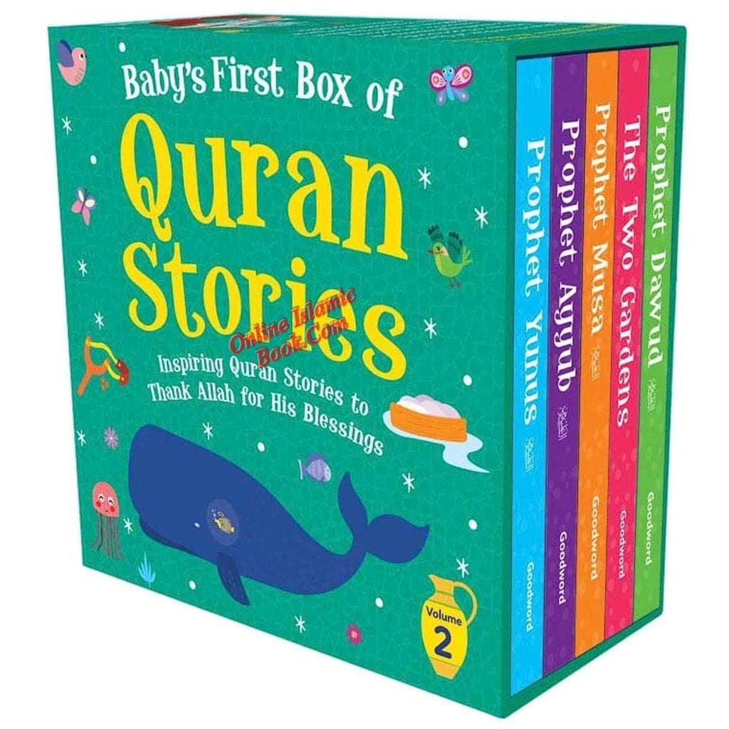 Baby's First Box of Quran Stories Volume 2 5 Board Books Set – Online ...