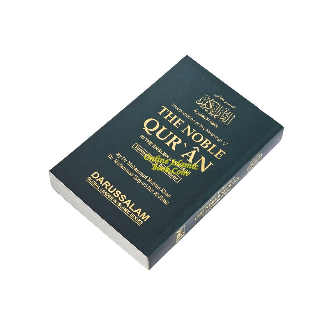 Interpretation of the Meanings of The Noble Quran in the English ...